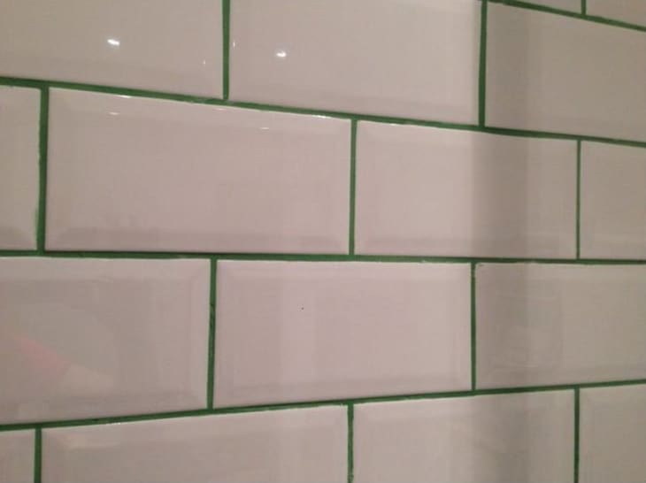 Love White Tile, Hate Boredom? Surprise Yourself with Colorful Grout ...