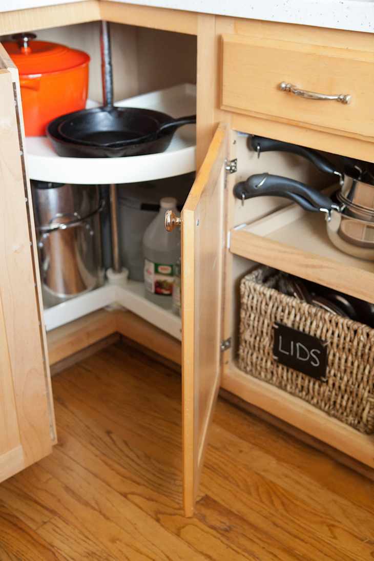 10 Best Ways to Organize a Kitchen Corner Cabinet | The Kitchn