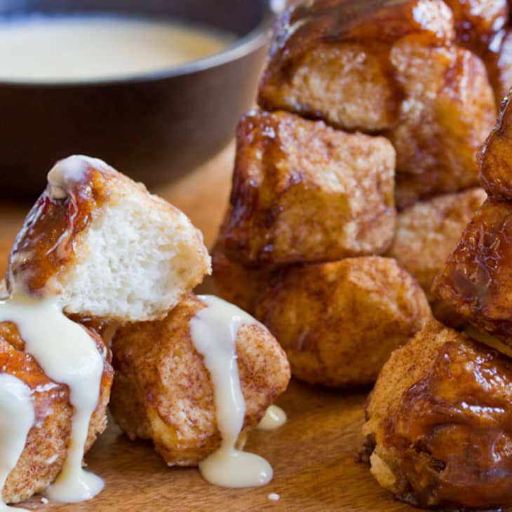 Apple Cinnamon Mini Monkey Breads with Lemon Glaze | The Kitchn
