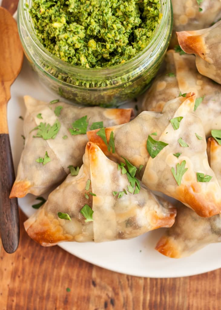 Recipe: Crispy Baked Samosas with Potatoes and Peas | The Kitchn
