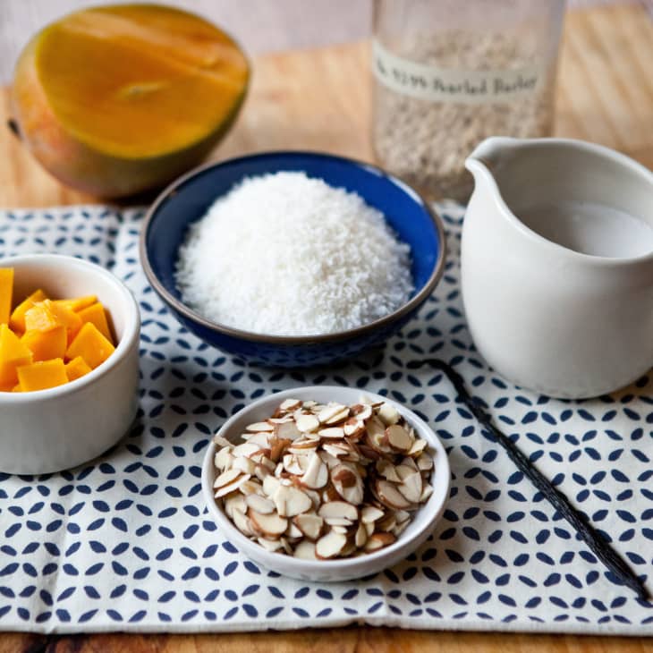 Recipe: Breakfast Barley Bowl with Mango, Coconut, and Banana | The Kitchn