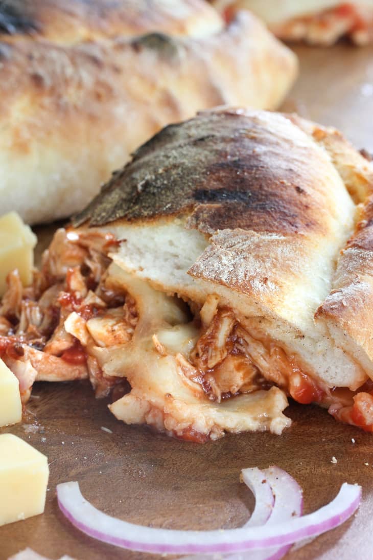 Recipe: Cheesy BBQ Chicken Calzone | Kitchn