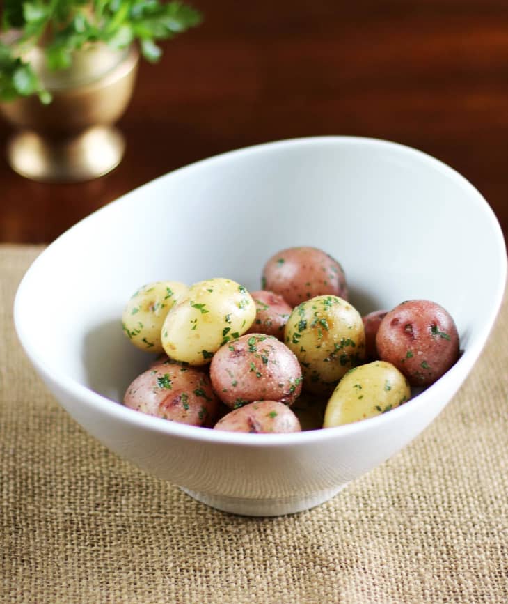 Recipe: New Potatoes with Herbs and Anchovy Butter | Kitchn