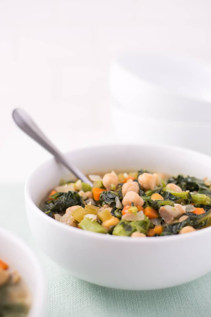 Recipe: Alice Waters’ Chickpea and Broccoli Rabe Soup | The Kitchn