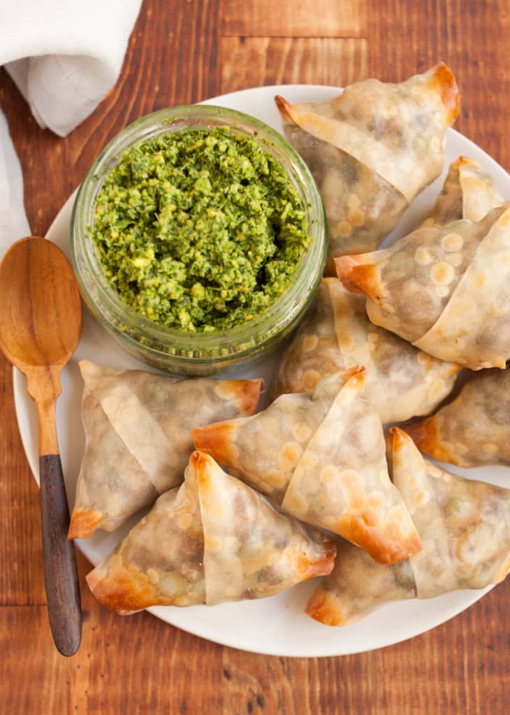 Recipe: Crispy Baked Samosas with Potatoes and Peas | The Kitchn