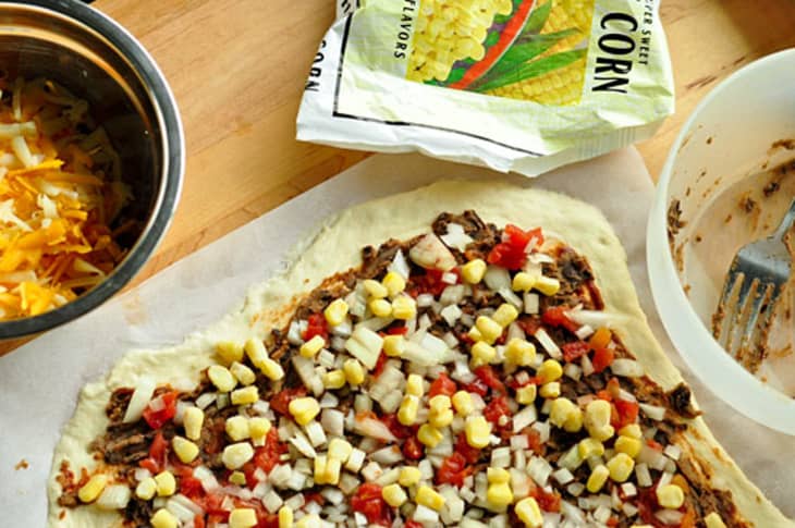 Recipe: Southwestern Pizza with Black Beans and Corn | The Kitchn
