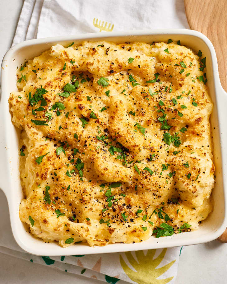 Loaded Mashed Potato Casserole - Dinner at the Zoo | The Kitchn