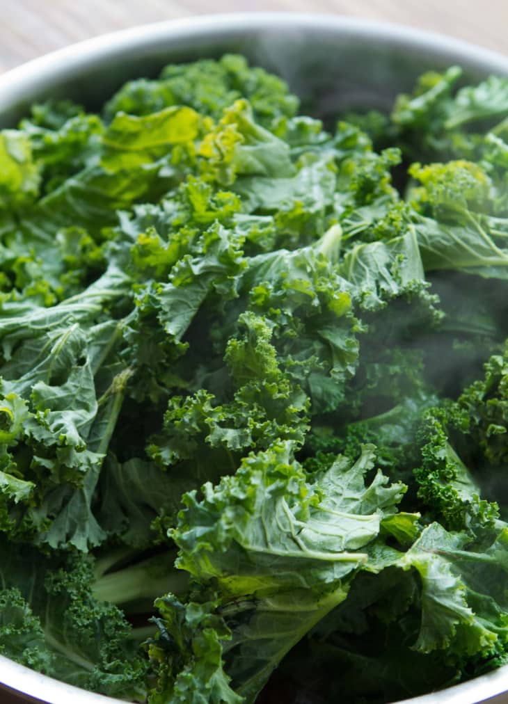 Recipe: Slow-Cooked Kale with Smashed Garlic & Red Onions | The Kitchn