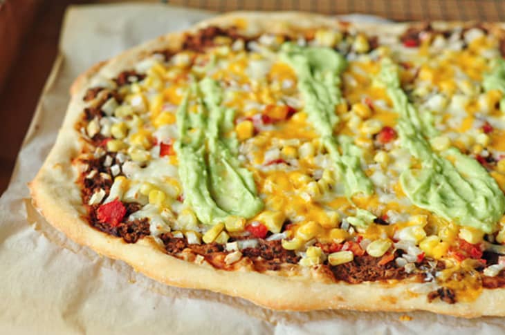 Recipe: Southwestern Pizza with Black Beans and Corn | The Kitchn