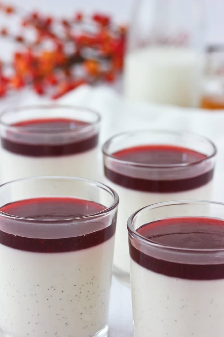 Recipe: Vanilla Bean Panna Cotta with Mixed Berry Compote | The Kitchn