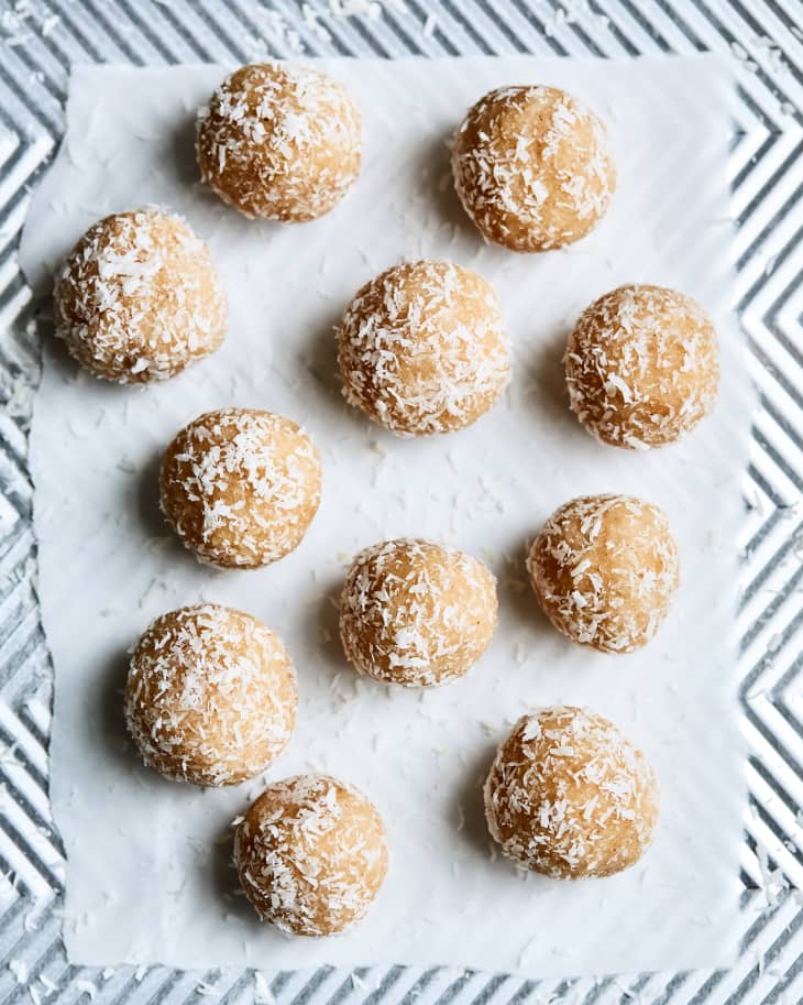 No-Bake Recipe: Coconut Snowballs (Gluten-Free, Nut-Free, & Vegan ...