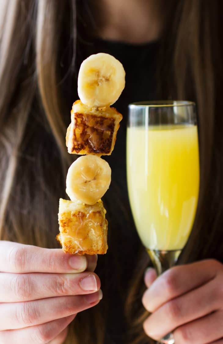 Recipe: Bananas Foster French Toast Kebabs | The Kitchn