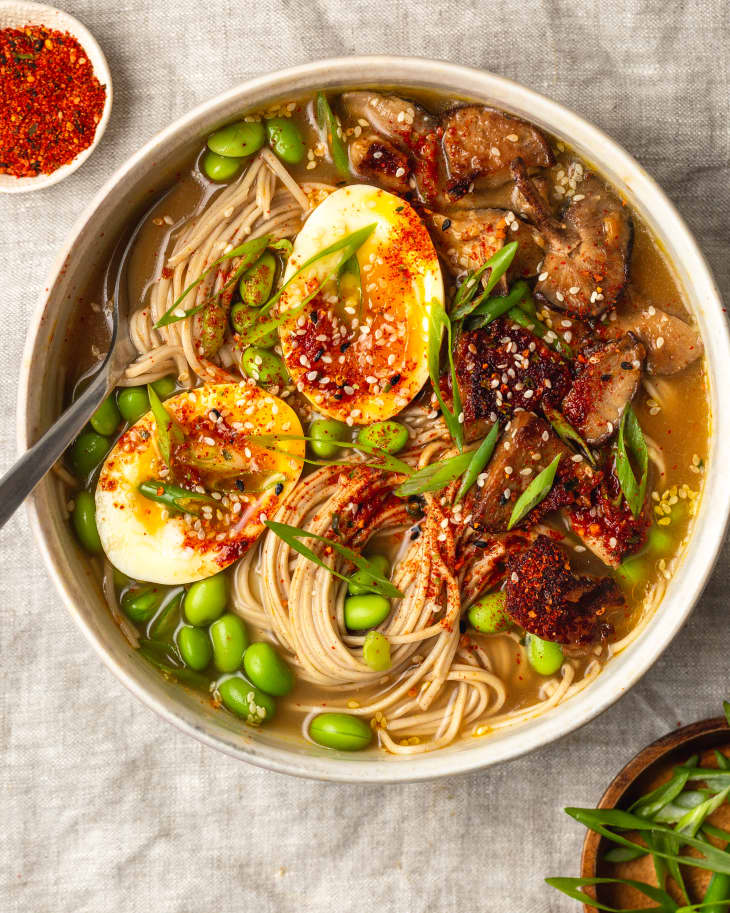 Soba Noodle Broth Bowl Recipe | The Kitchn