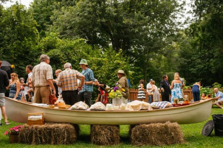 A Beautiful Buffet for 80, Thanks to a Canoe | The Kitchn