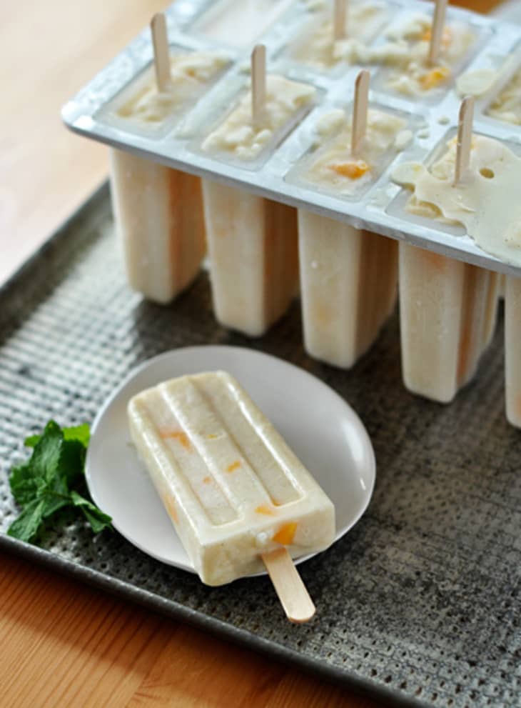 Recipe: Coconut and Mango Rice Pudding Pops | The Kitchn