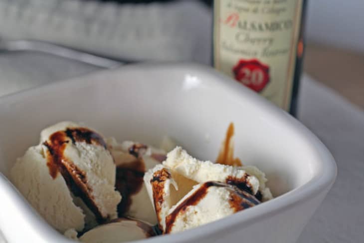 Recipe: Balsamic Drizzled Ice Cream (Easiest Fanciest Dessert) | The Kitchn