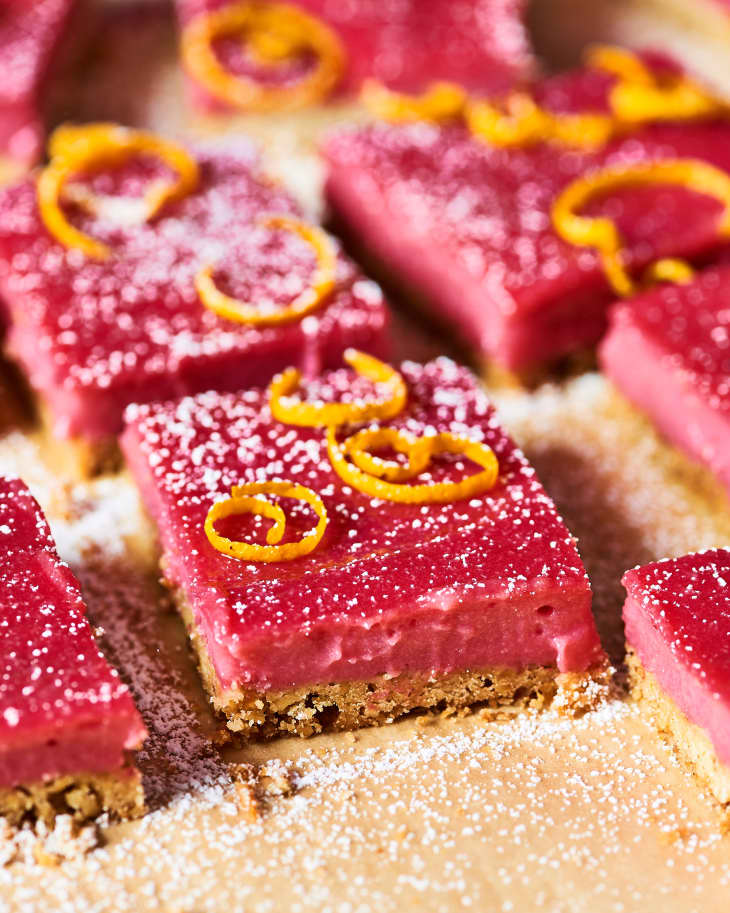 Recipe: Cranberry Curd Bars with Walnut Shortbread Crust | Kitchn