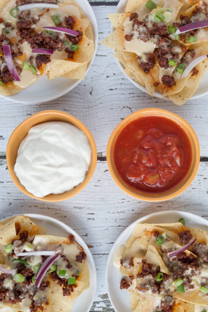 Super Bowl Recipe: Chorizo Nachos with White Queso Sauce | The Kitchn
