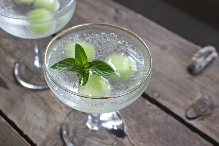 Recipe: Melon, Mint & Prosecco Cocktail | The Kitchn