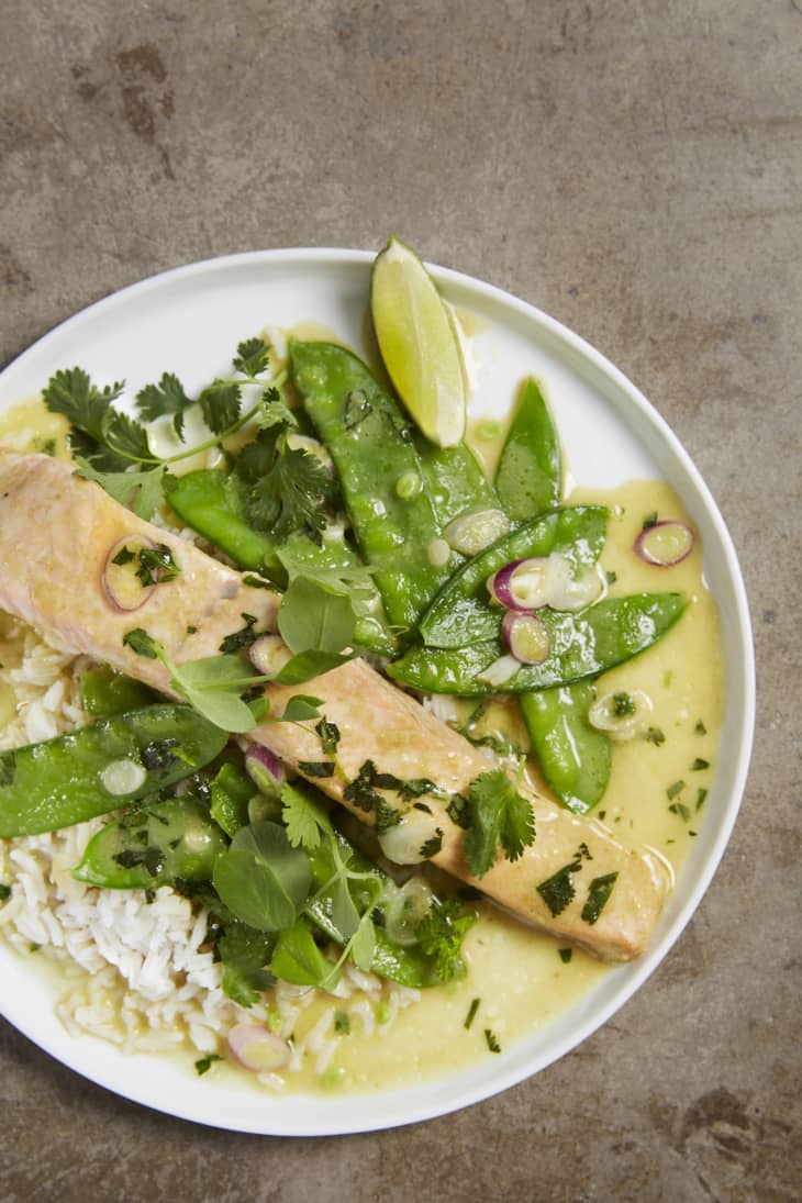 Recipe: 30-Minute Green Curry Braised Salmon | The Kitchn