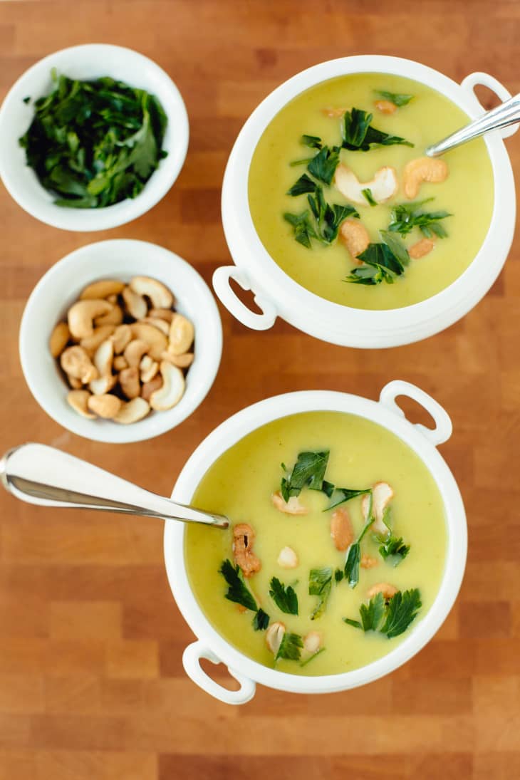 Vegan Creamy Curried Cauliflower Soup The Kitchn