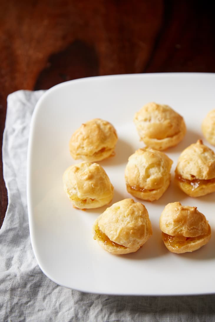 Recipe: Gougères with Fig Jam | The Kitchn