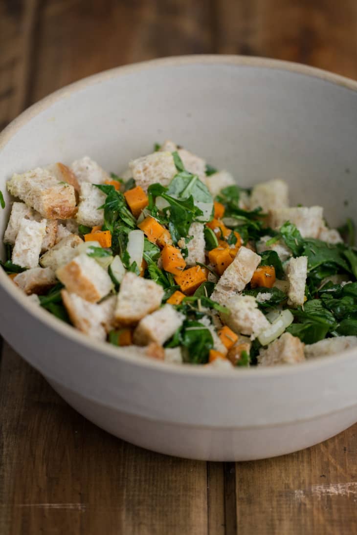 Recipe: Sweet Potato & Spinach Breakfast Strata | The Kitchn