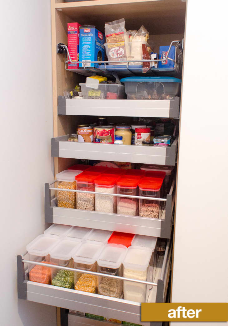 Pantry Before & After: How a Labeler and New Containers Transformed My ...