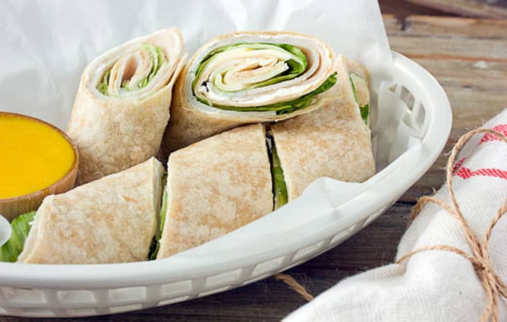 Snack Recipe: Turkey Wraps with Honey Mustard Dip | The Kitchn