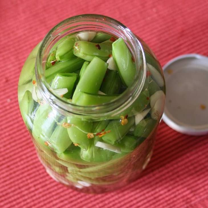 Pea Pickles! Sweet, Crunchy, Pickled Sugar Snaps | The Kitchn