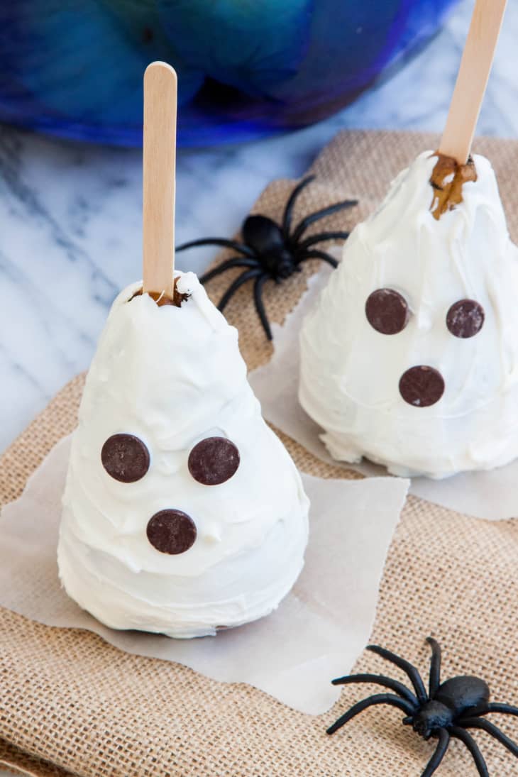 Say Boo! This Halloween With These Easy Pear Ghosts | The Kitchn