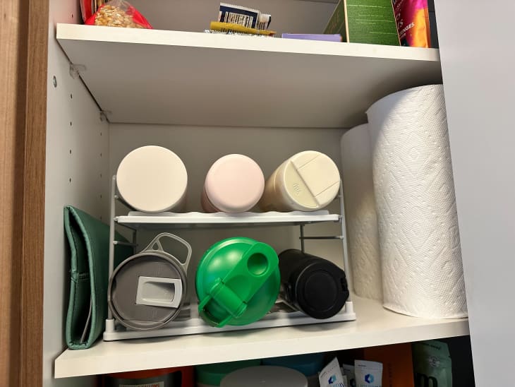 YouCopia UpSpace Water Bottle and Travel Mug Cabinet Organizer: Tried ...