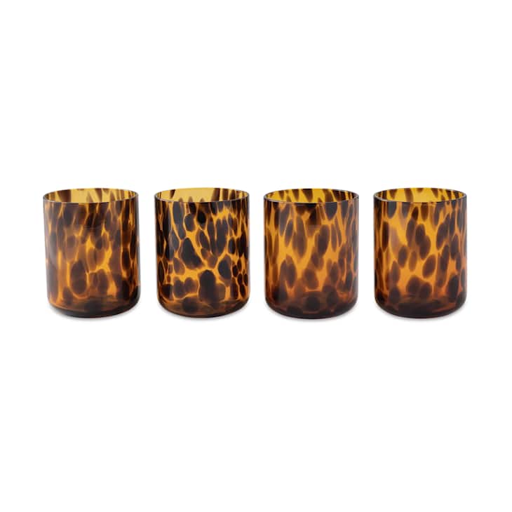 The $10 HomeGoods "Tortoise Shell" Glassware Flying Off Shelves | The ...