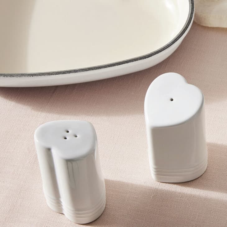 Heart Salt and Pepper Shakers Le Creuset Reviews The Kitchn