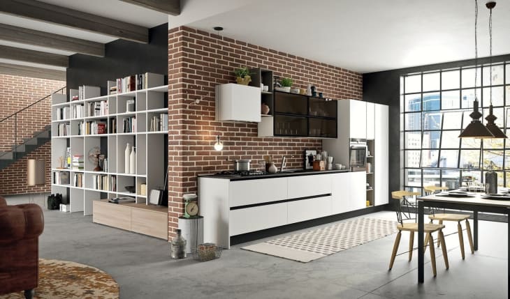 24 One-Wall Kitchen Ideas - Layouts For Kitchens on One Wall ...