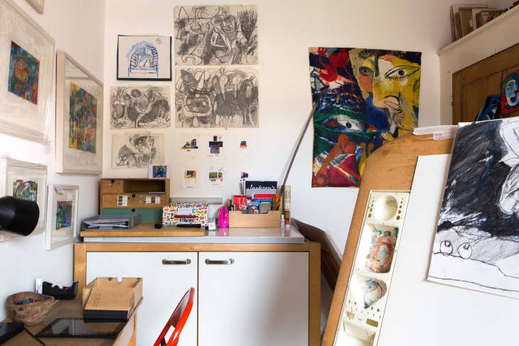 House Tour: An Eclectic English Home and Artist Studio | Apartment Therapy