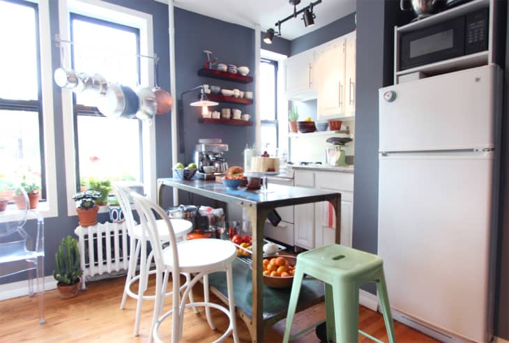 Ideas for Using that Awkward Space Above the Fridge | Apartment Therapy