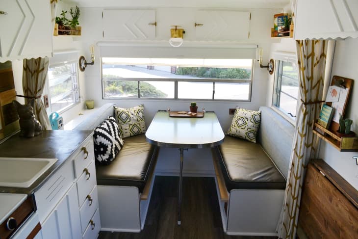 House Tour: A Couple Shares a 120 Square Foot Trailer | Apartment Therapy