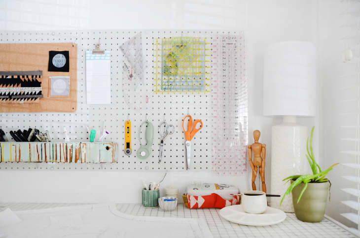Pegboard Ideas for Kitchens, Craft Rooms, and More | Apartment Therapy