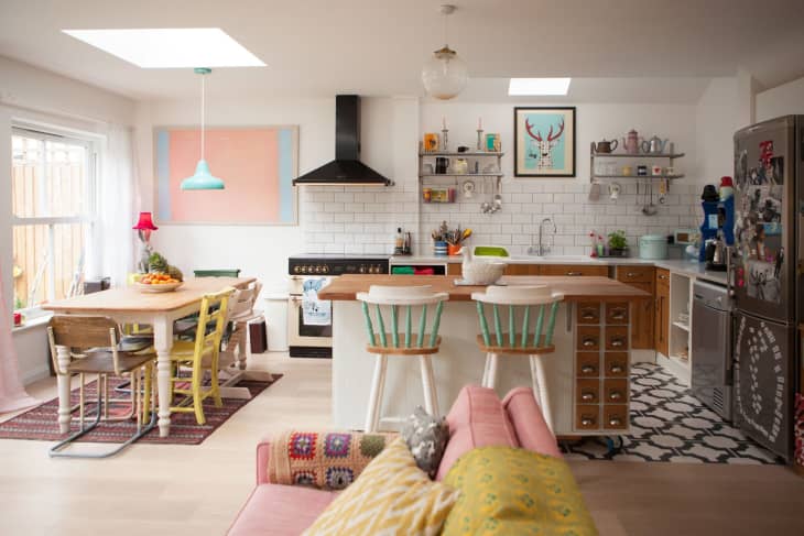 This Candy-Colored London Kitchen Will Totally Cheer You Up | The Kitchn