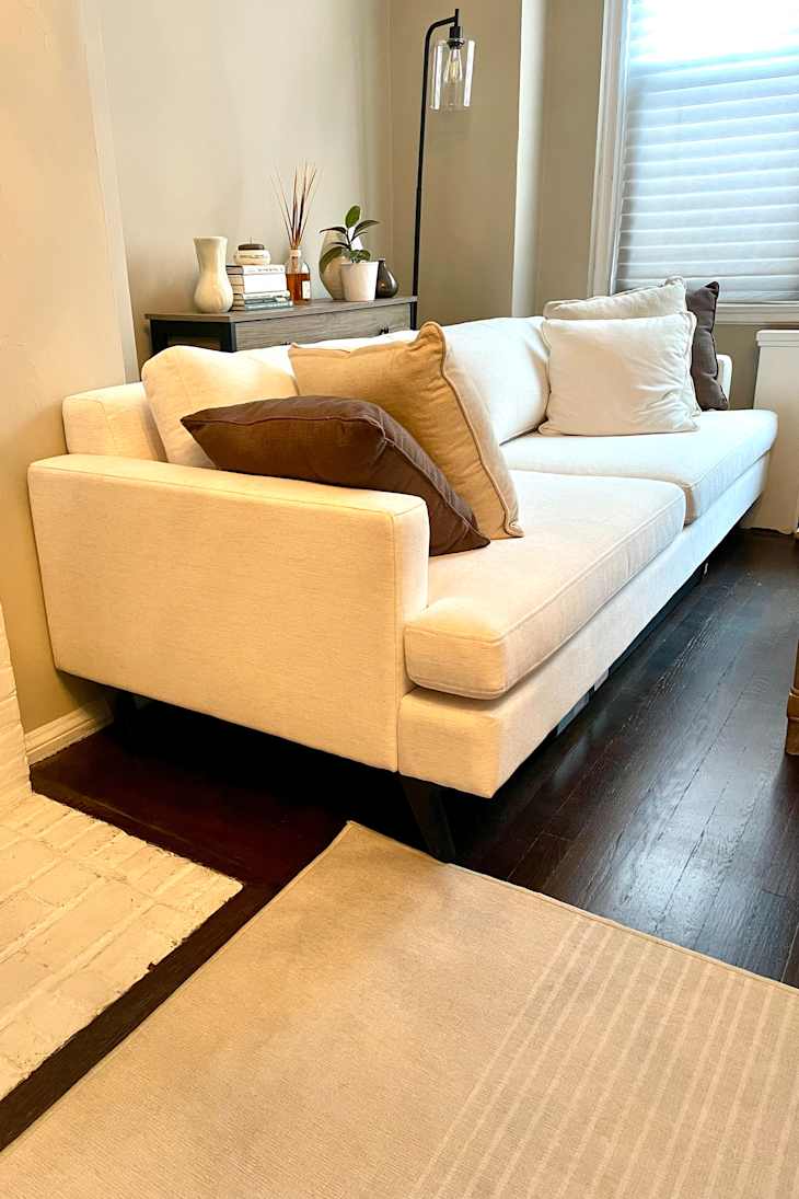 I Tried Albany Park’s Stain-Resitant Lido Sofa: Review | Apartment Therapy