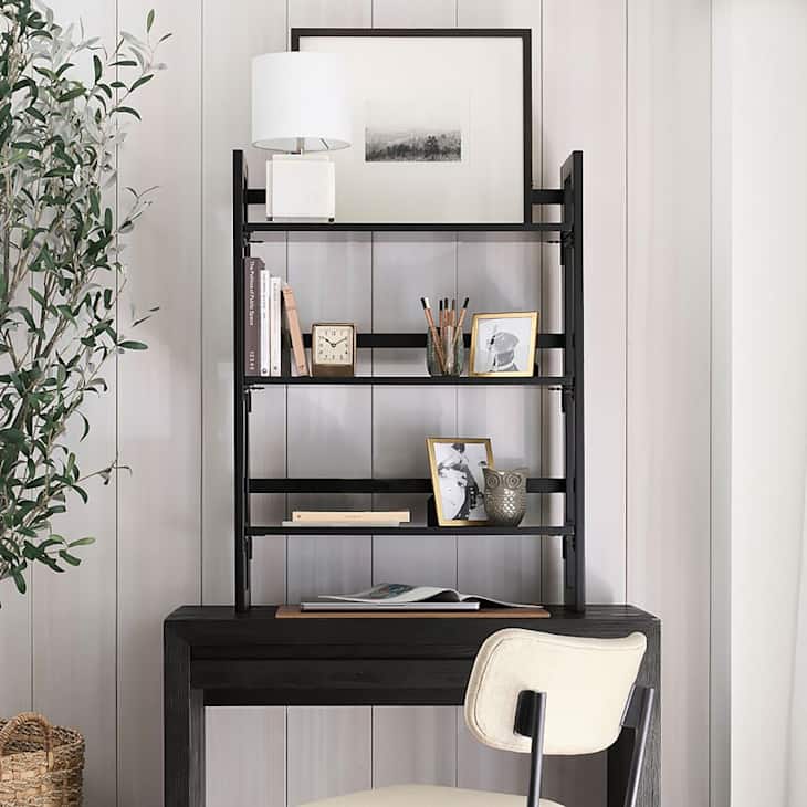 Pottery Barn’s Folding Shelf Is the Ultimate Chic Organizer | Apartment ...