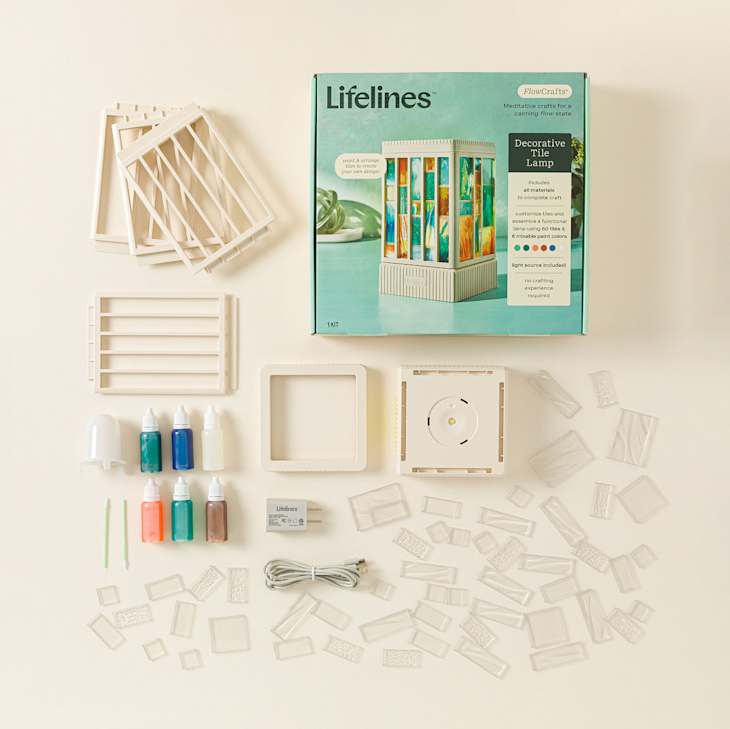 The $20 Kit That Helps You Make a Stunning Mosaic Lamp | Apartment Therapy