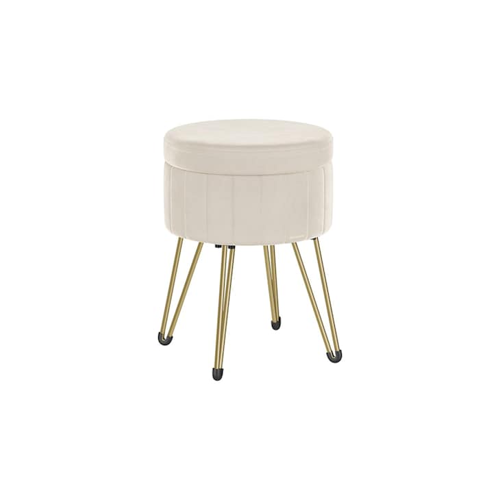 Why I Love Songmics' $50 Storage Vanity Stool | Apartment Therapy