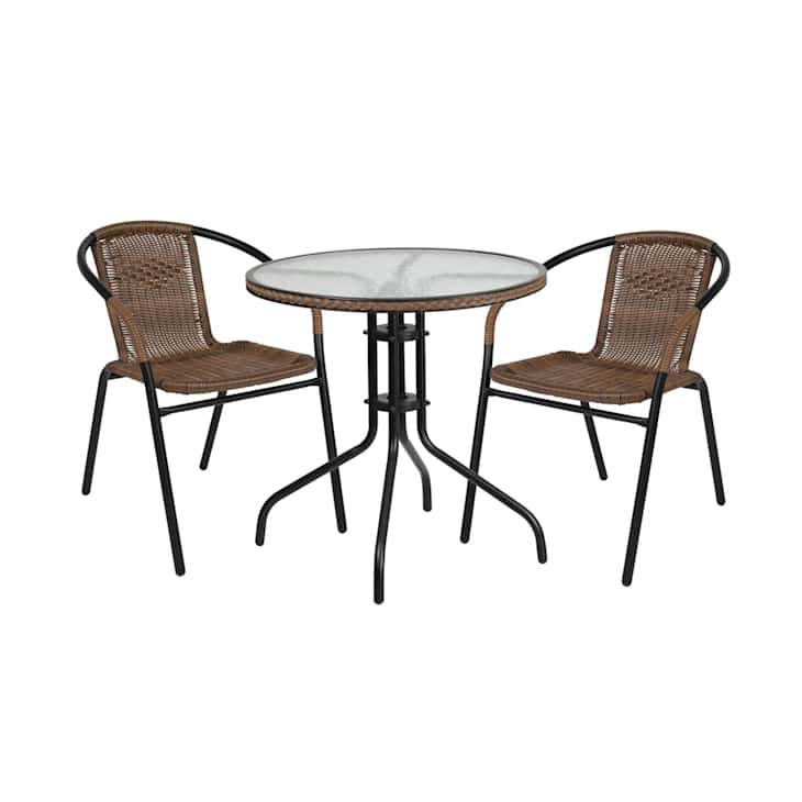 Wayfair’s Wade Logan Round Table with Rattan Is On Sale | Apartment Therapy