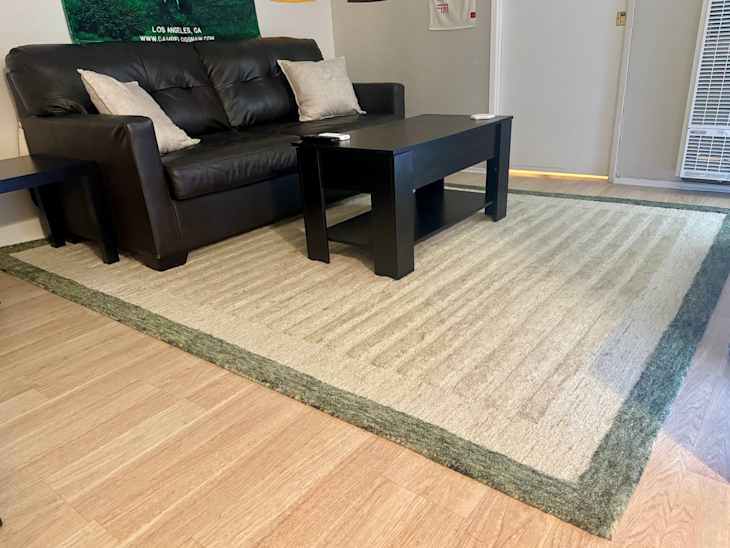 I Tried Rug USA’s Caly Bordered Wool Rug by Carmeon Hamilton ...