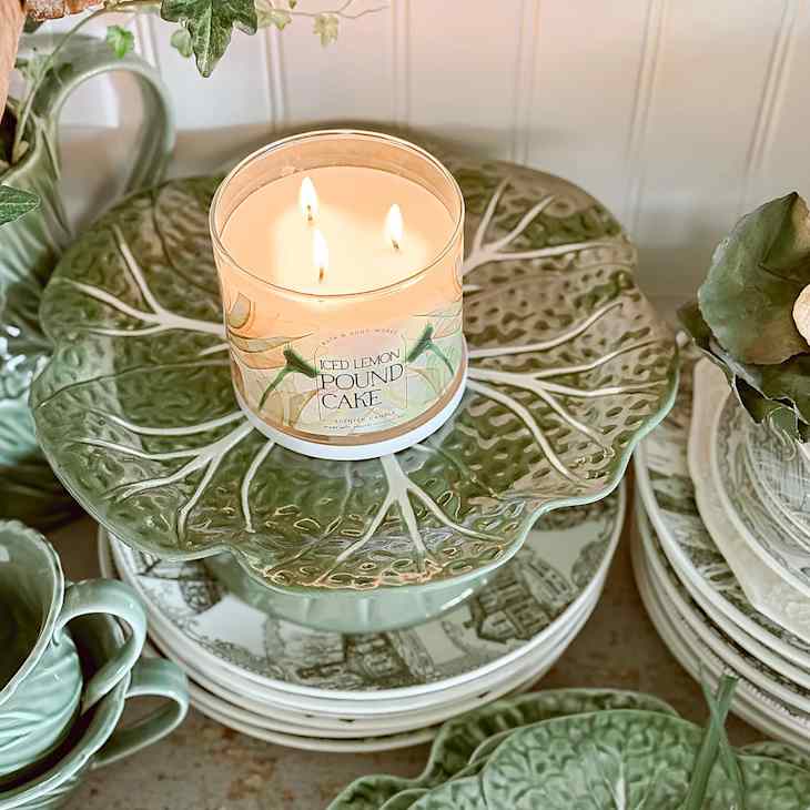 Cozy Cottage Cabbage Cake Pedestal Sale at QVC | The Kitchn