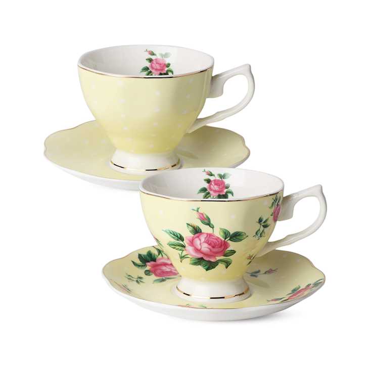 Brew to a Tea’s Vintage-Style Floral Teacup Set Is on Sale | The Kitchn
