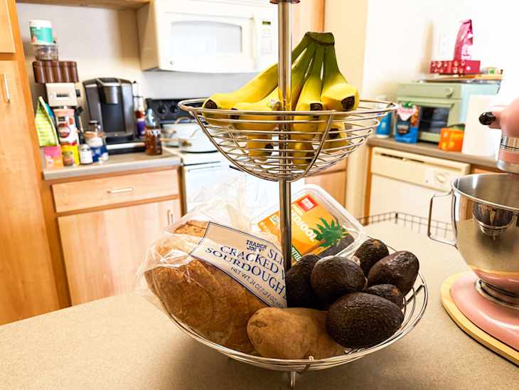 I Finally Found a Basket That Frees Up My Kitchen Counter Clutter | The ...