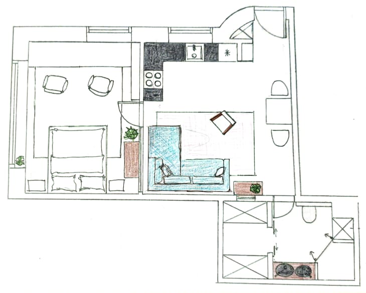 How Big Is 500 Square Feet? Real Homes Help You Visualize | Apartment ...
